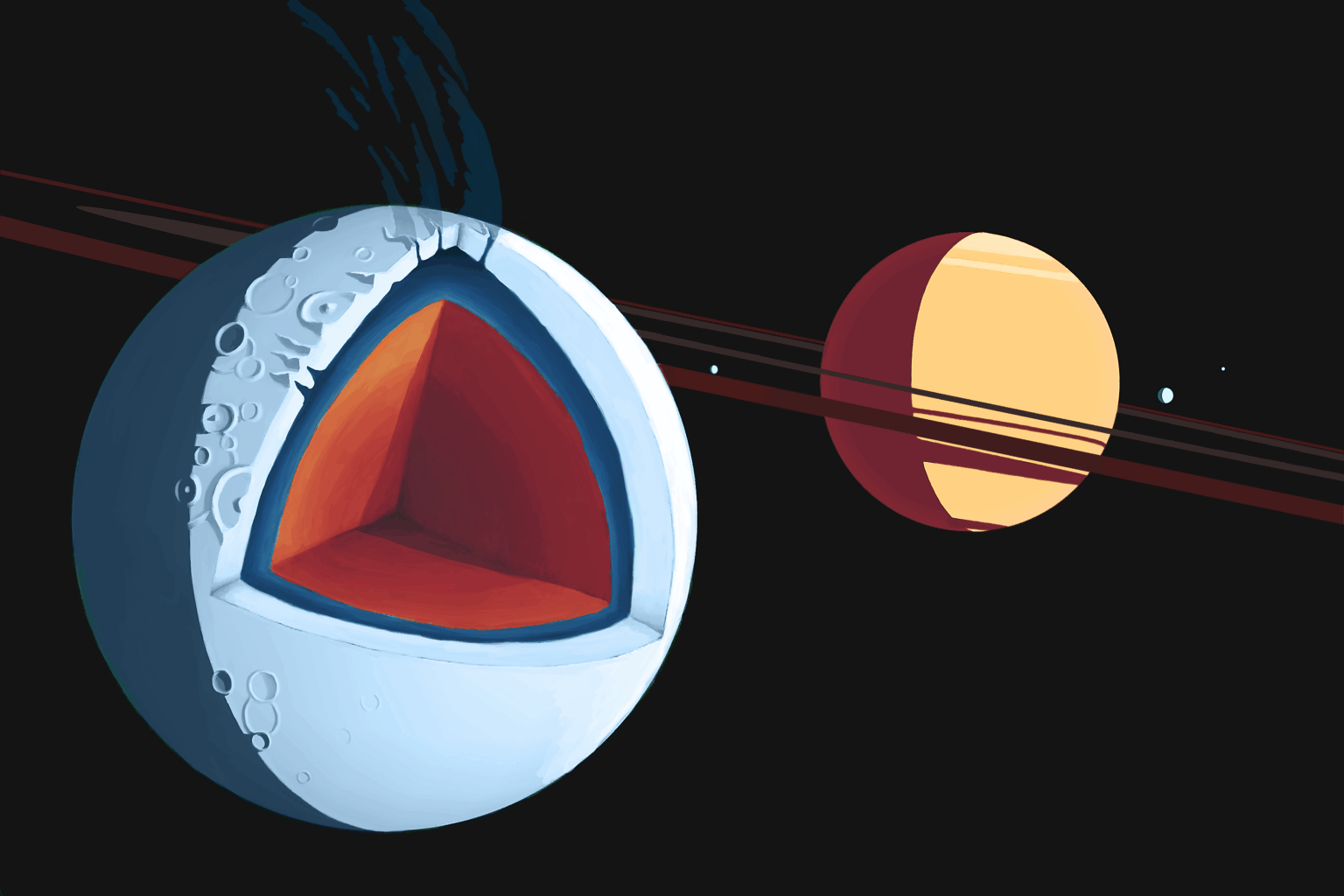 Astronomers find formula for subsurface oceans in exomoons - SRON ...